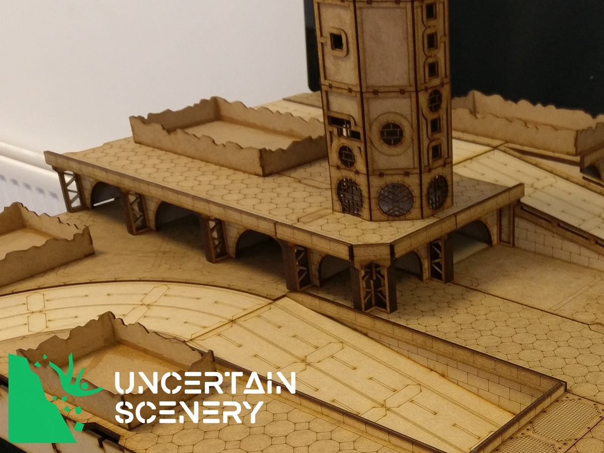 8/10mm Arched Board Surround Straight (Closed Back) – Uncertain Scenery
