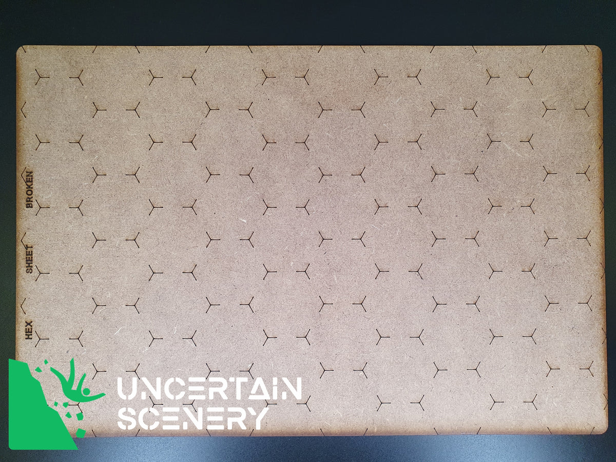 Hex Sheet (2mm) – Uncertain Scenery